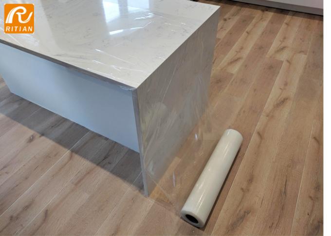 Temporary Floor Protection Film No Residue Laminate Plastic Surface