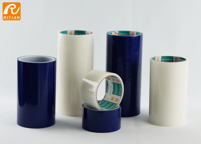 Self Adhesive PE Protective Film No Residue Glue 2 Colors For PC PS ...